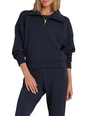 RHONE Dreamglow Half Zip Pullover - Navy Blue