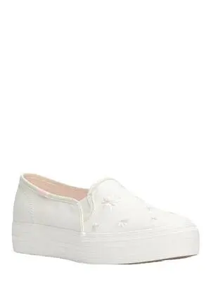 Keds® Keds® Triple Kick Slip-On Sneakers Snow White