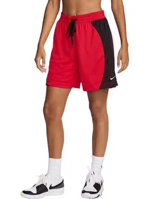 Nike Essential Dri-fit Mesh Basketball Shorts - University Red/ Black/ White