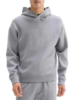 Theory Oversized Pullover Hoodie - Melange Grey