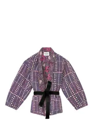MARANT ETOILE Chancel Printed Jacket - Purple