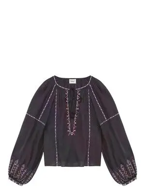 MARANT ETOILE Fernanda Gauze Blouse