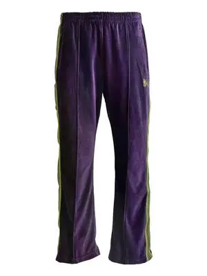 Needles Side-stripe Velour Track Pants - Purple