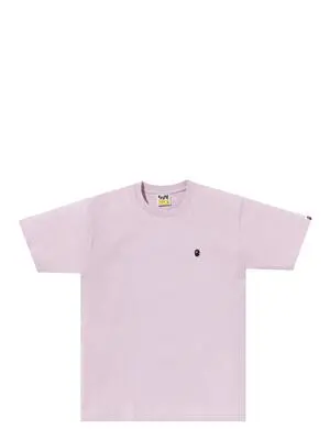 A BATHING APE Ape Head One Point Tee - Purple