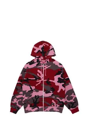SUPREME Hooded Zip-Up Thermal Top