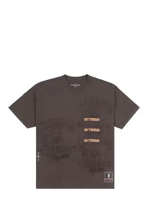 CACTUS JACK BY TRAVIS SCOTT X Mitchell & Ness Clemson University Seal Tee - Brown