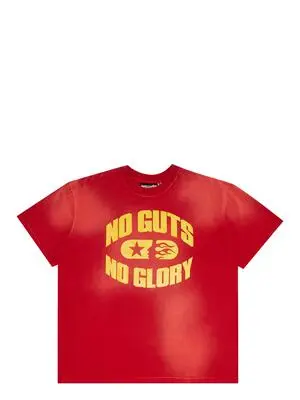 HELLSTAR No Guts No Glory T-shirt - Red