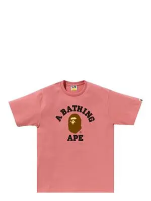 A BATHING APE College Tee - Pink