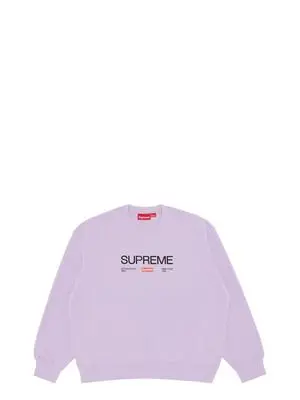 Supreme Established Crewneck - Purple