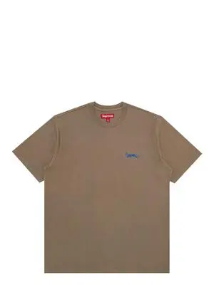 Supreme Washed Tag Short-sleeve Top 'dark - Tan
