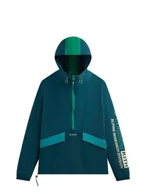 Kith For Columbia Wind Anorak 'midnight - Teal