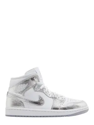 JORDAN Air Jordan 1 Mid SE Sneakers Silver