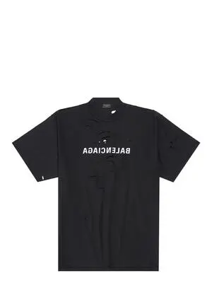 Balenciaga Inside Out T-shirt 'faded /white - Black