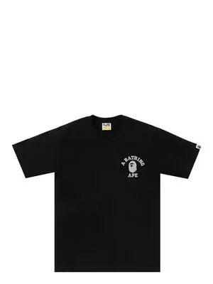 A BATHING APE Liquid Camo College Ats Tee - Black