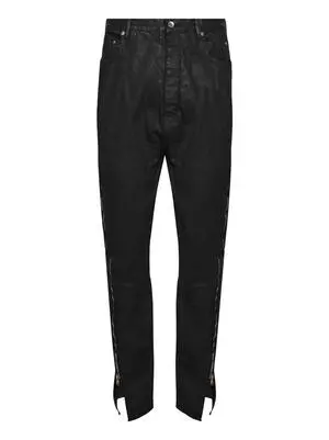 Rick Owens Denim Bolan Banana Pants - Black