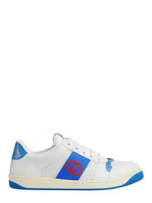 Gucci Screener Interlocking G Sneakers - White