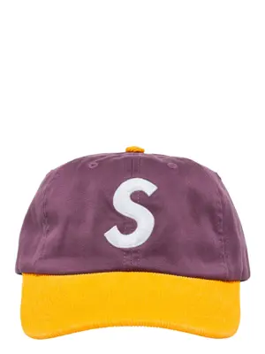Supreme 2-tone S Logo 6-panel Cap - Purple