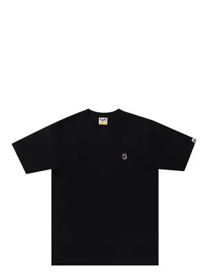 A BATHING APE Ape Head One Point Tee - Black