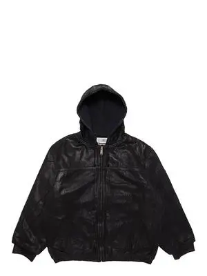 Supreme X Mm6 Maison Margiela Foil Hooded Work Jacket - Black