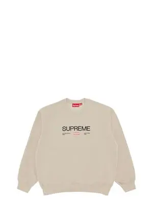 Supreme Established Crewneck - Tan
