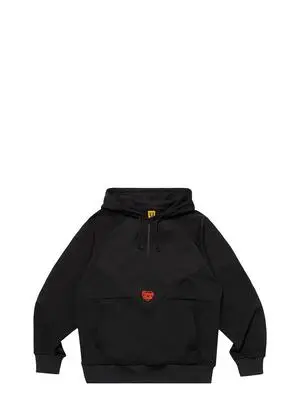 HUMAN MADE Half Zip Hoodie - Black