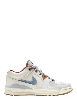 JORDAN Stadium 90 Denim Swoosh Sneakers - White