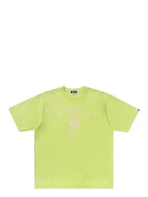A BATHING APE Overdye Relaxed Fit Tee - Yellow