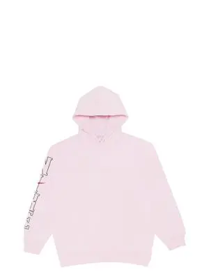Supreme X Nike Hooded Sweatshirt - Pink