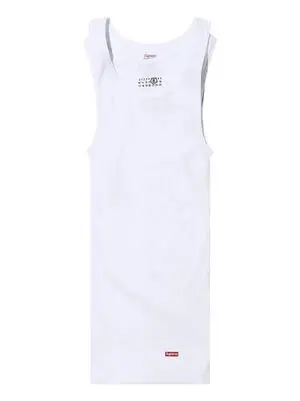 Supreme X Mm6 Maison Margiela Tagless Tank Top - White