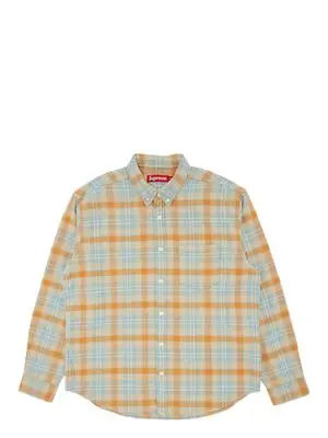 Supreme Plaid Flannel Shirt - Tan