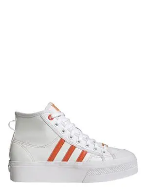 Adidas Nizza Platform Mid Vegan Sneakers - White