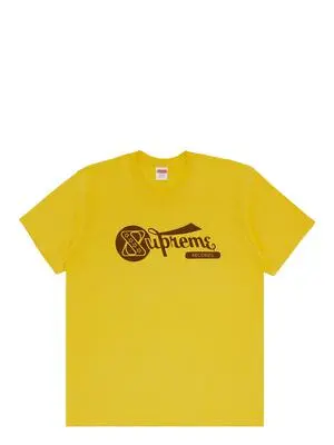 Supreme Records Tee - Yellow