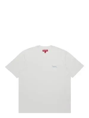 Supreme Washed Tag Short-sleeve Top - White