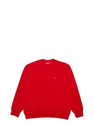 Supreme Small Box Raglan Crewneck - Red