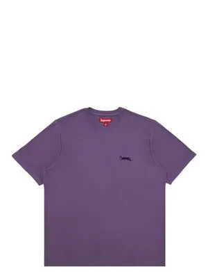 Supreme Washed Tag Short-sleeve Top 'lavender' Purple