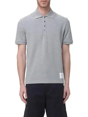 Thom Browne Polo Shirt Men Grey