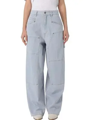 Isabel Marant Trousers - Gnawed Blue
