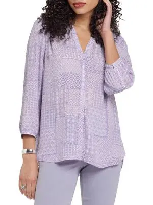 NYDJ NYDJ Pintuck Top Pandora Patchwork