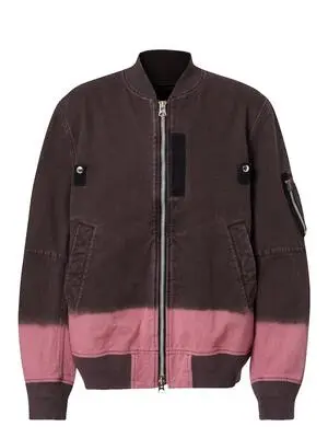 Sacai Ombré Cotton Blouson - Brown