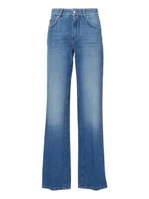 Dolce & Gabbana High-rise Wide-leg Jeans - Blue