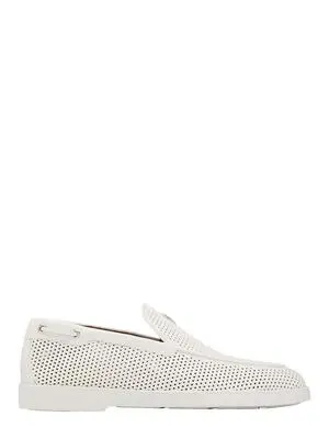 GIUSEPPE ZANOTTI Giuseppe Zanotti Berth 10 Perforated Leather Loafers