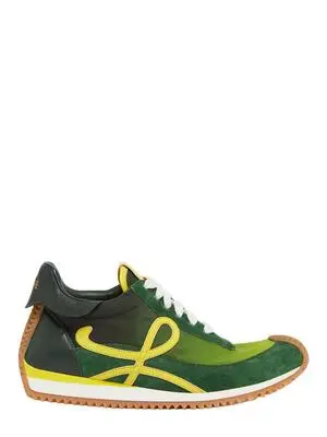 Loewe Loewe Flow Retro Runner Sneakers Gradient Green/yellow