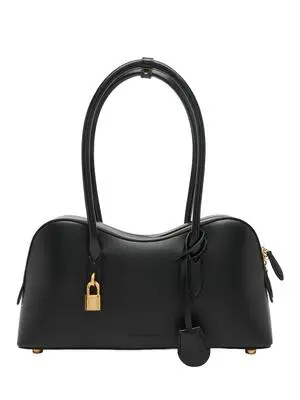 Stella McCartney Ryder Medium Faux Leather Shoulder Bag Black