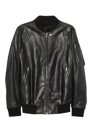 RICK OWENS Rick Owens Leather Bomber Jacket