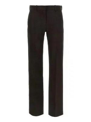 THE ROW Selvie Trousers - Brown