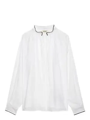 Zadig&Voltaire Troene Cotton-blend Blouse - Judo
