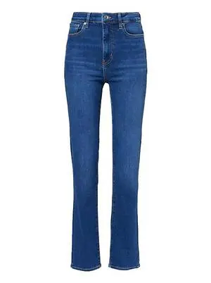 FRAME The Pencil Five-pockets Straight-leg High-rise Jeans - Femma