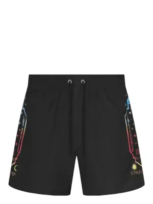 Amiri Fortune Swim Trunk - Black
