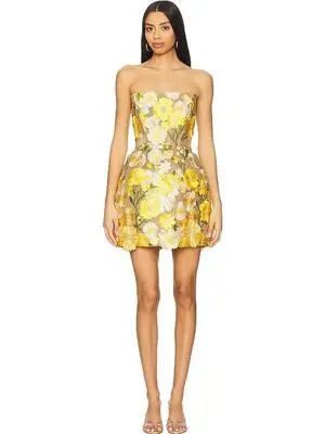 BRONX AND BRONCO Jasmine Maraya Mini Dress - Yellow