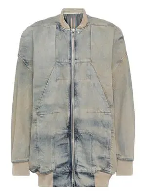 Rick Owens Sphinx Jumbo Dyed Denim Jacket Blue